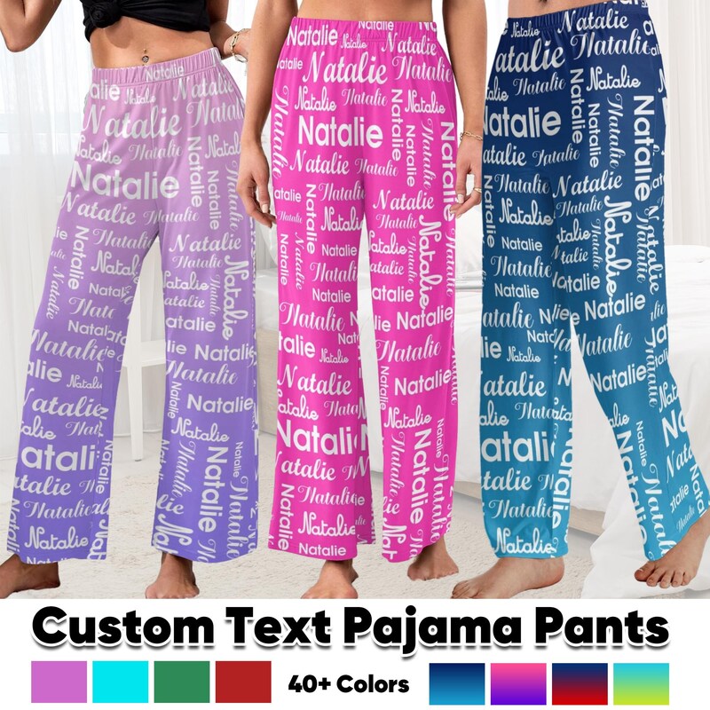 Sweatpants With Writing on The - Etsy