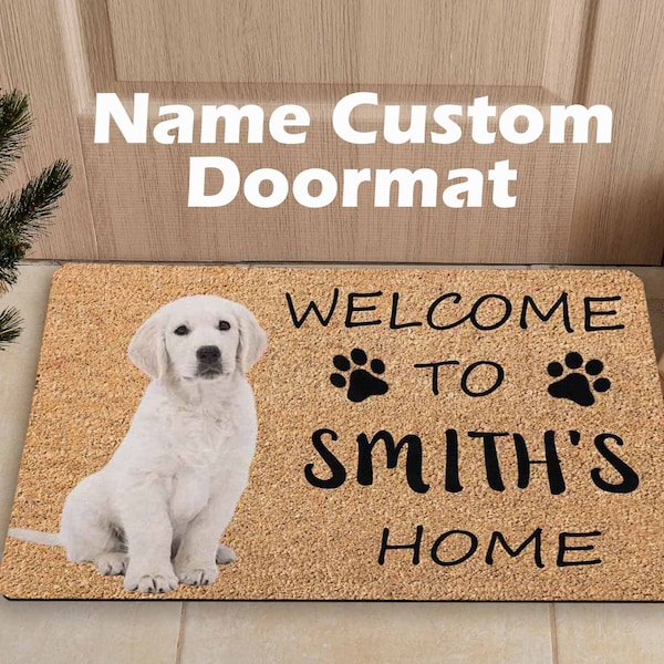 Door Mat With Dog Picture - Etsy