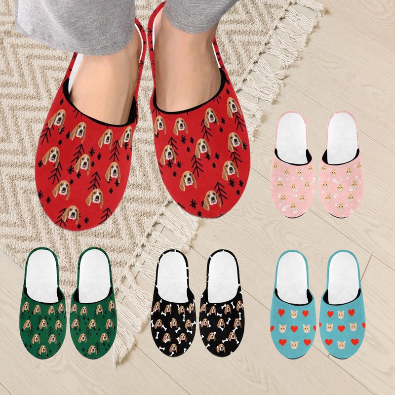 Custom Slippers - Etsy