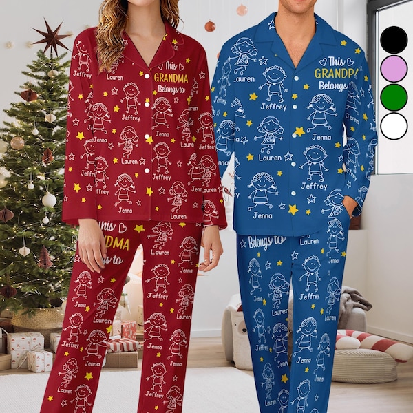 Personalized Pajamas With Names - Etsy