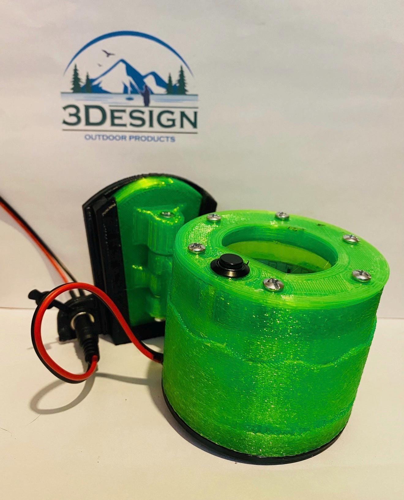 Removable UV Light Cup for Glow in the Dark Jigs, Great for Ice Fishing ...