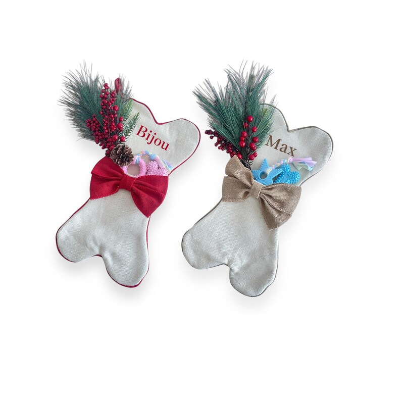 Burlap Dog Stocking - Etsy