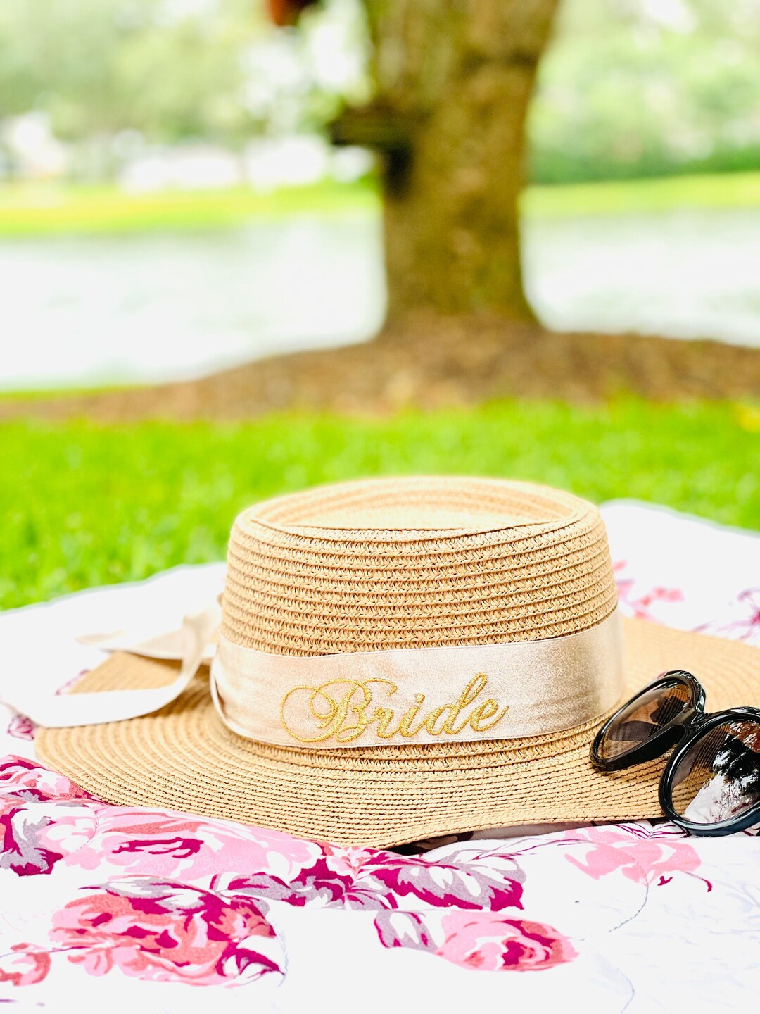 Personalized Hat, Straw Hat, Bride Hat, Extra Large Hat, Panama Hat ...