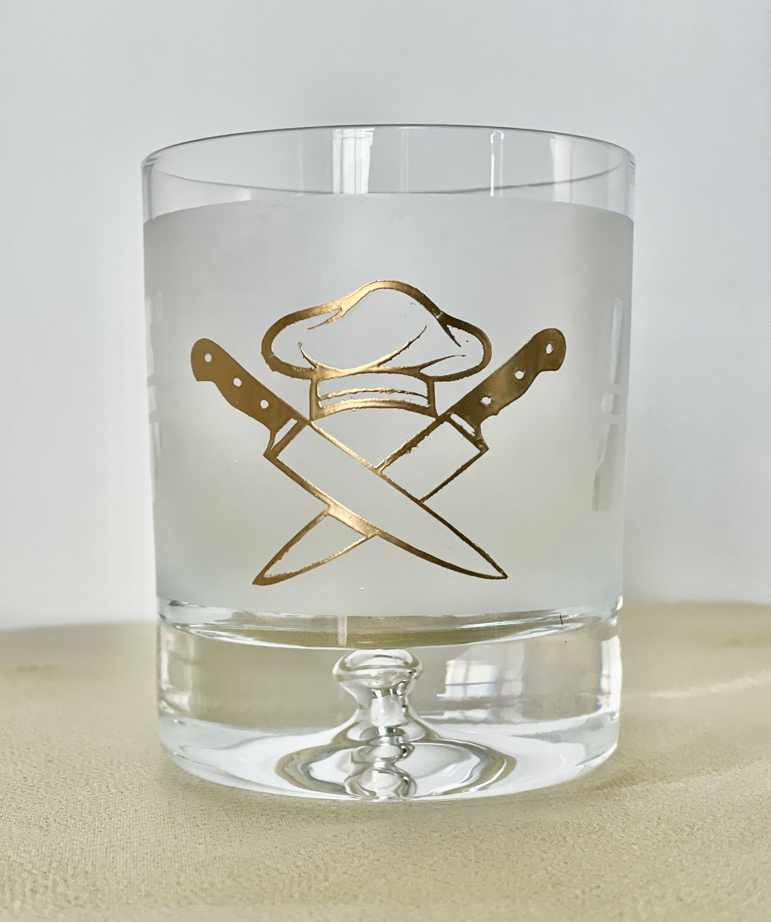 Etched Personalized CHEF Whiskey Glass Glass for Chef Gift - Etsy