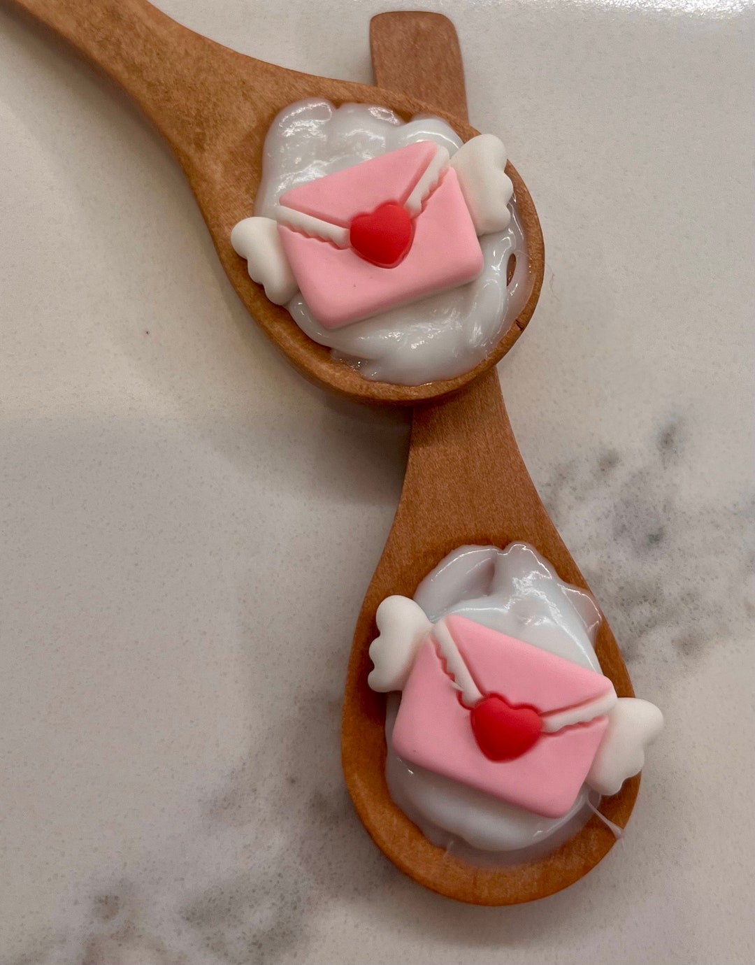 On a Wing and a Prayer Mini Wooden Spoon Valentine's Day Tiered Tray ...