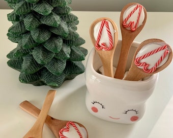 Mini Wooden Spoons Christmas Tiered Tray Decor Coffee Bar | Etsy