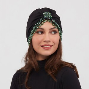 Evil Eye Jeweled Turban Handmade Trendy Chic New Original | Etsy