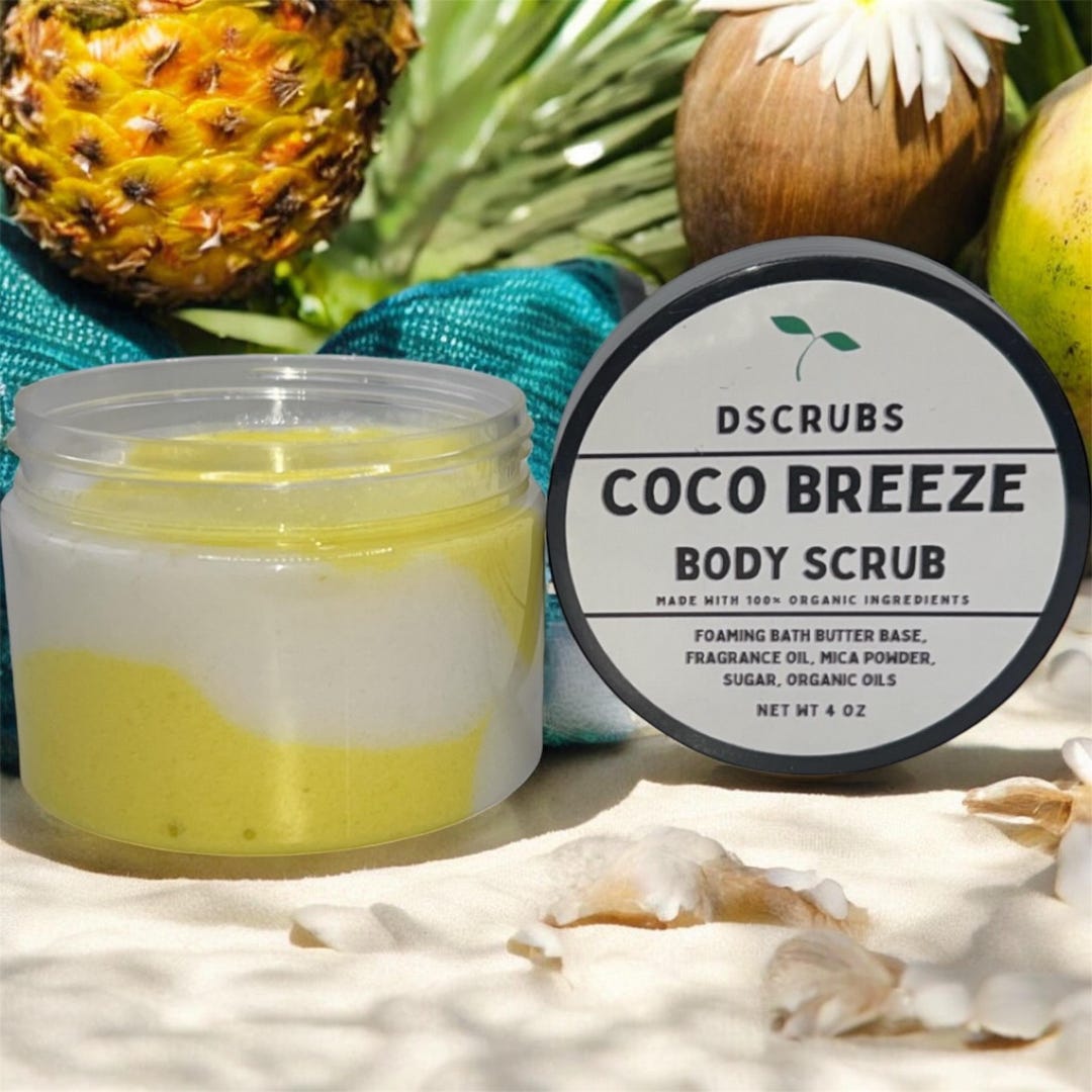 Piña Colada Sugar Scrub: Tropical Exfoliating Body Polish - Etsy