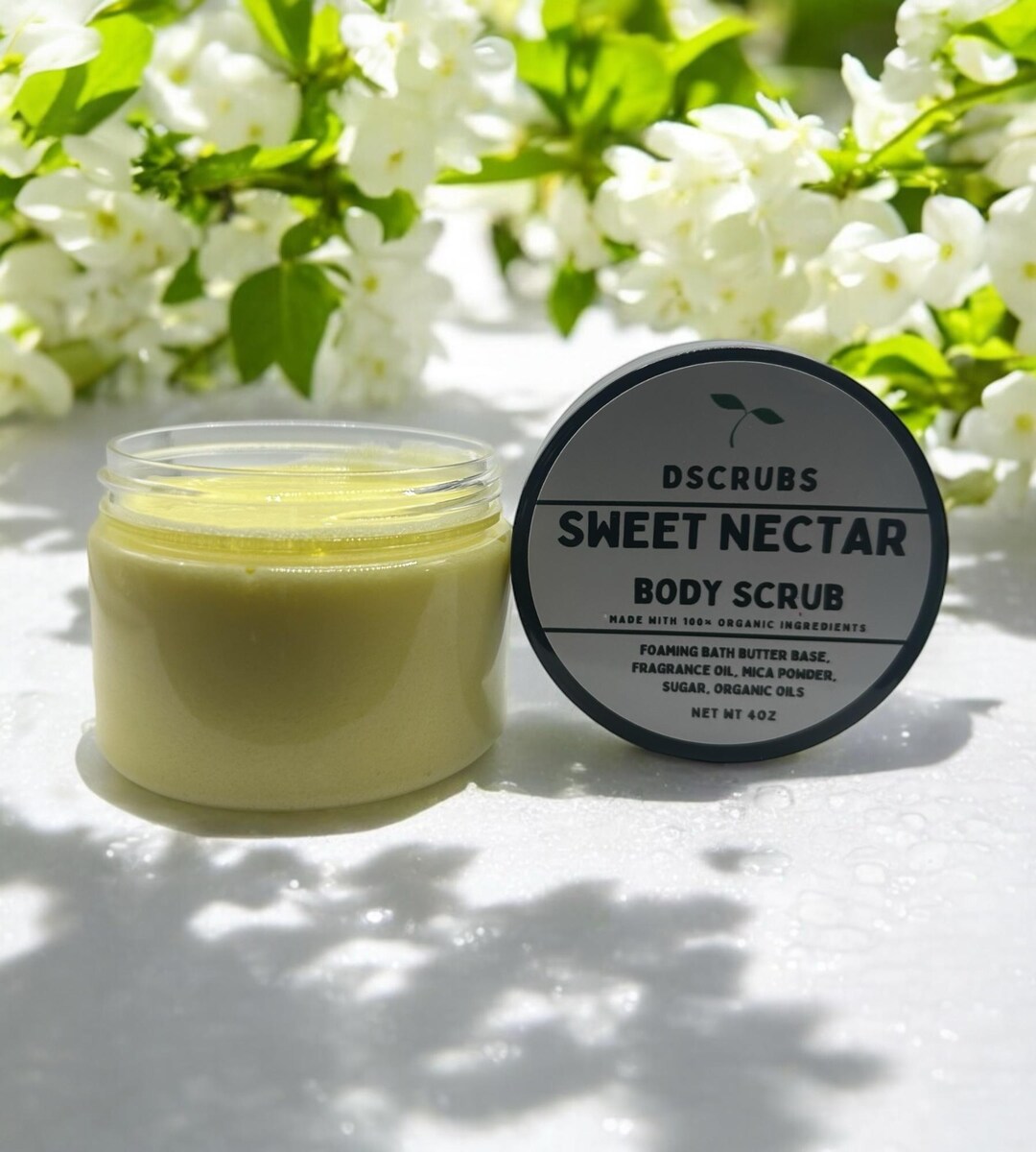 Honeysuckle Sugar Body Scrub: Sweet Nectar Exfoliating Skincare - Etsy