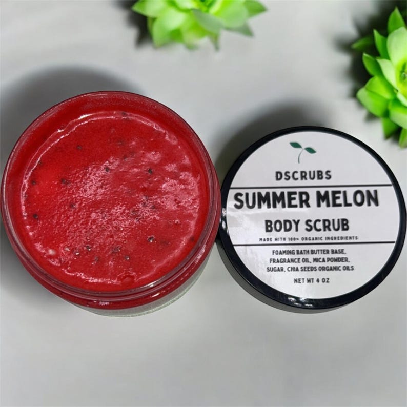 Juicy Watermelon Sugar Scrub – Exfoliating Body Scrub With Fresh Summer ...