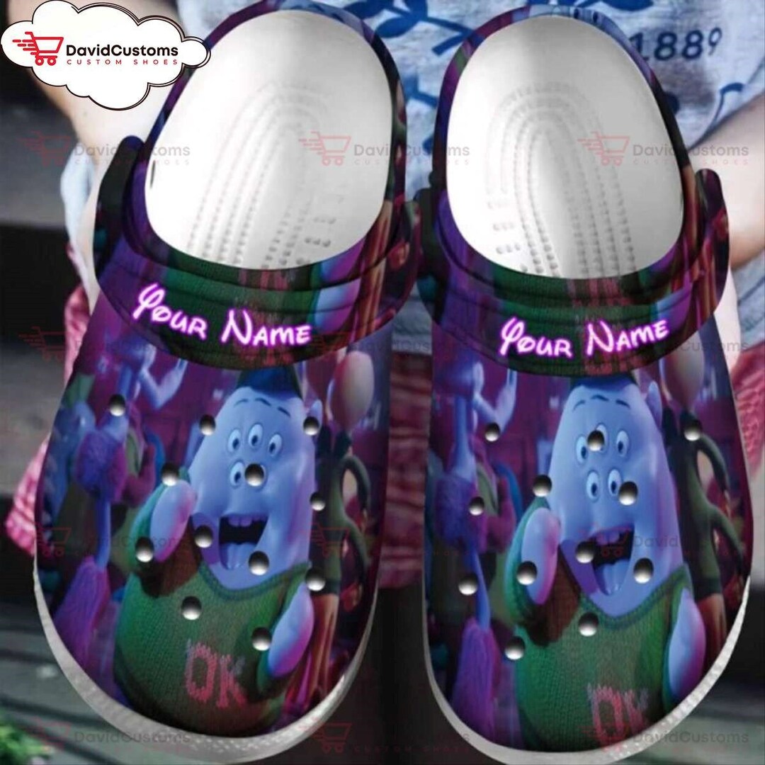 Disney Pixar Monsters Inc Uni Personalized Clogs Footwear, Personalized ...