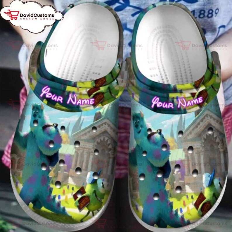 Disney Pixar Monsters University Sulley Mike V6 Custom Footwear ...