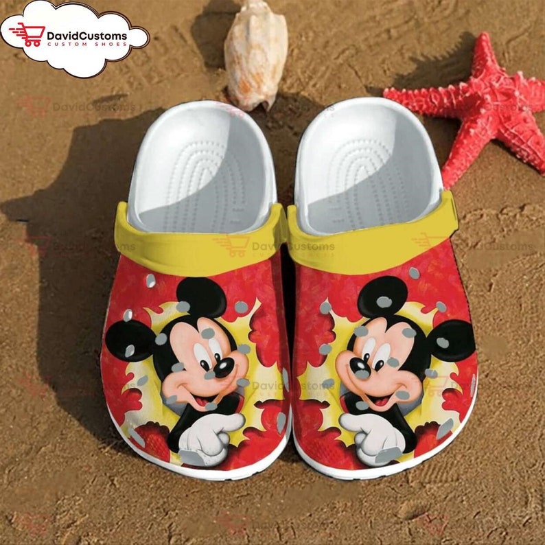 Celebrate Cartoon Icon Mickey Mouse Themed Durable Clog Design ,custom ...