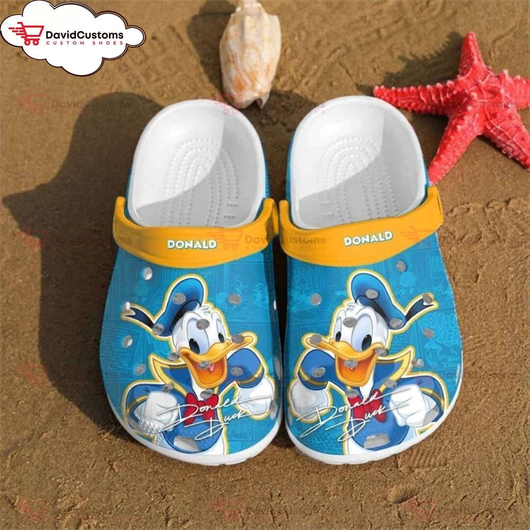 Donald Duck Adults Kids Clog Shoes for Men Women, Cute Animal , Gift ...