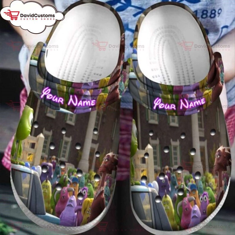 Characters Monsters Inc University Pixar Disney , Personalized Clogs ...