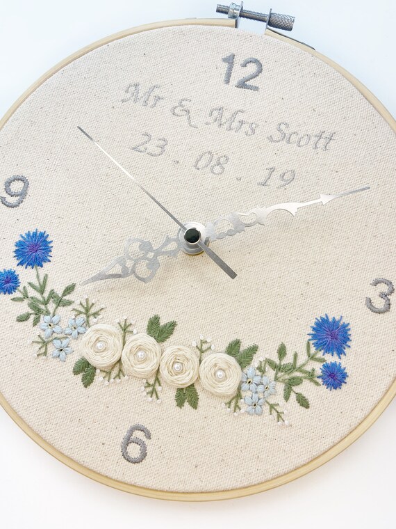 EMBROIDERED CLOCKS Clocks Home Décor Home & Living etna.com.pe