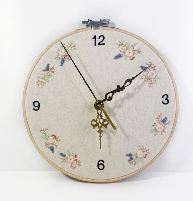 EMBROIDERED CLOCKS Clocks Home Décor Home & Living etna.com.pe