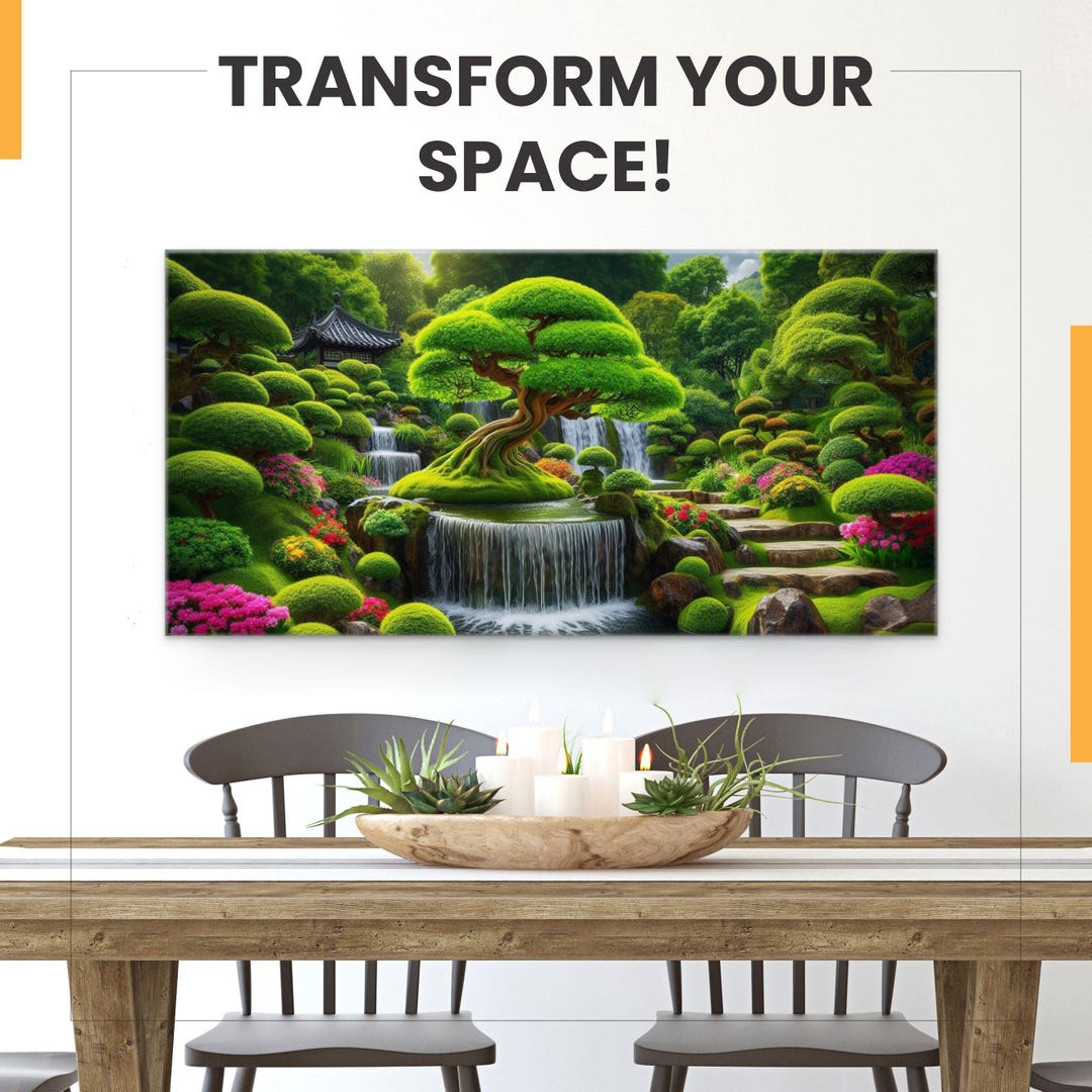 Bonsai Wall Art - Bonsai Tree - Bonsai Tree Wall Art - Bonsai Tree Art ...