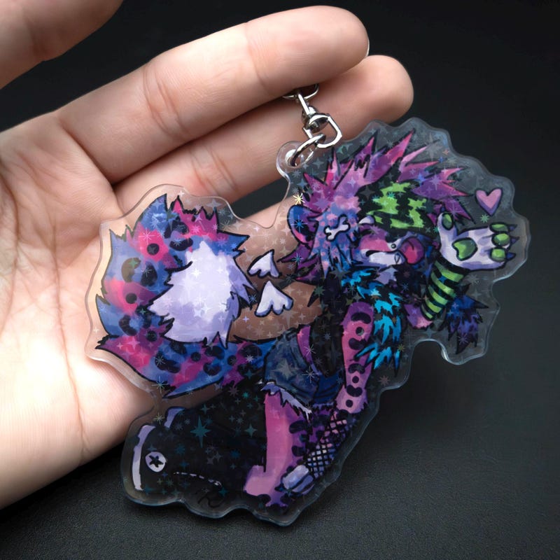 Acrylic Keychains Furry - Etsy