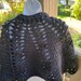 Black Goth Poncho - Etsy