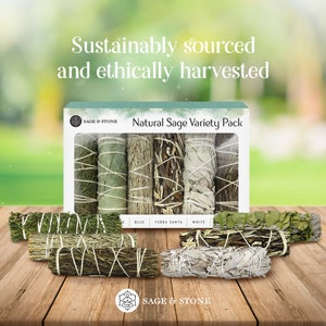 Natural Sage Variety Pack Sustainably and Ethically Harvested Natural ...