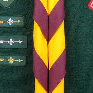 Boy Scout, Cub Scout & Girl Guide Neckers. Various Colour Combinations ...