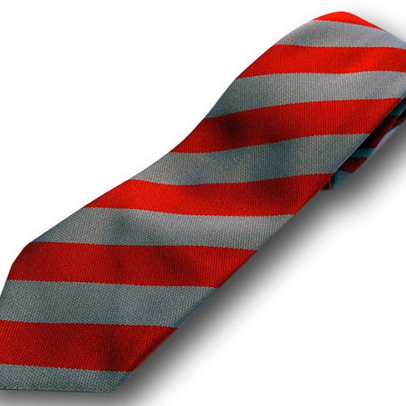 Red Striped Tie - Etsy