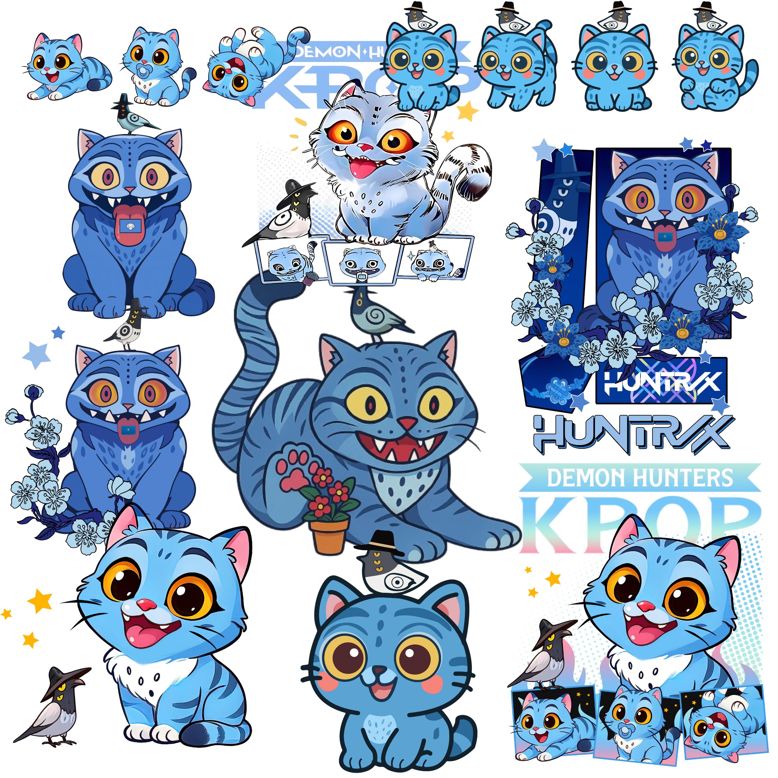 50+ Demon Hunter Derpy PNG Bundle -- Kpop Derpy Tiger Designs -kpop ...