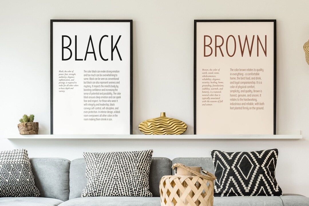 Printable Wall Art 2 Piece Black Brown People Wall Decor Black Love Art ...