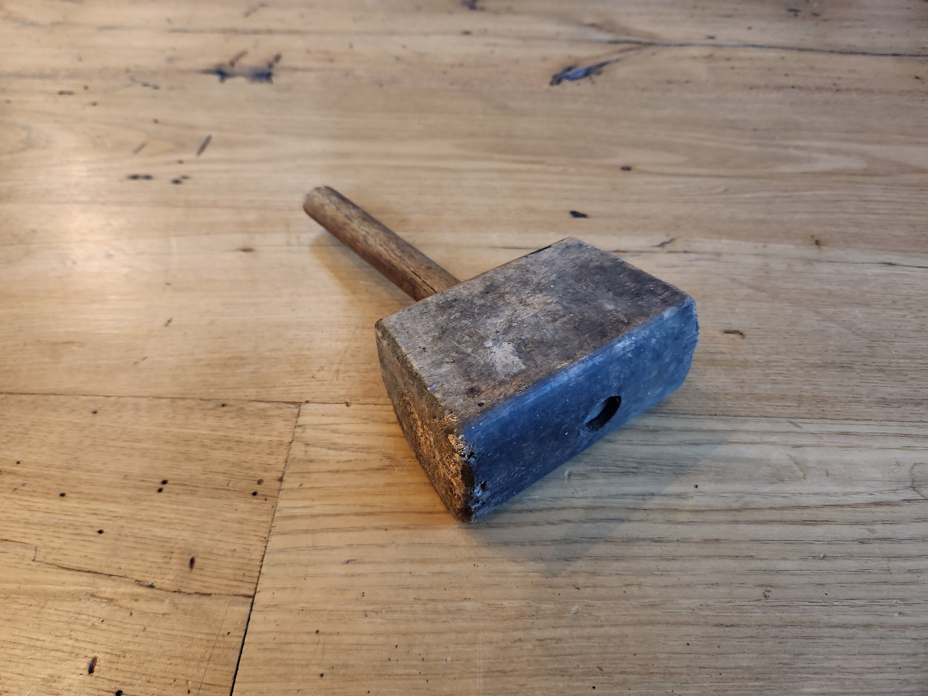 Antique Wooden Mallet Rustic Hand Tool Primitive - Etsy