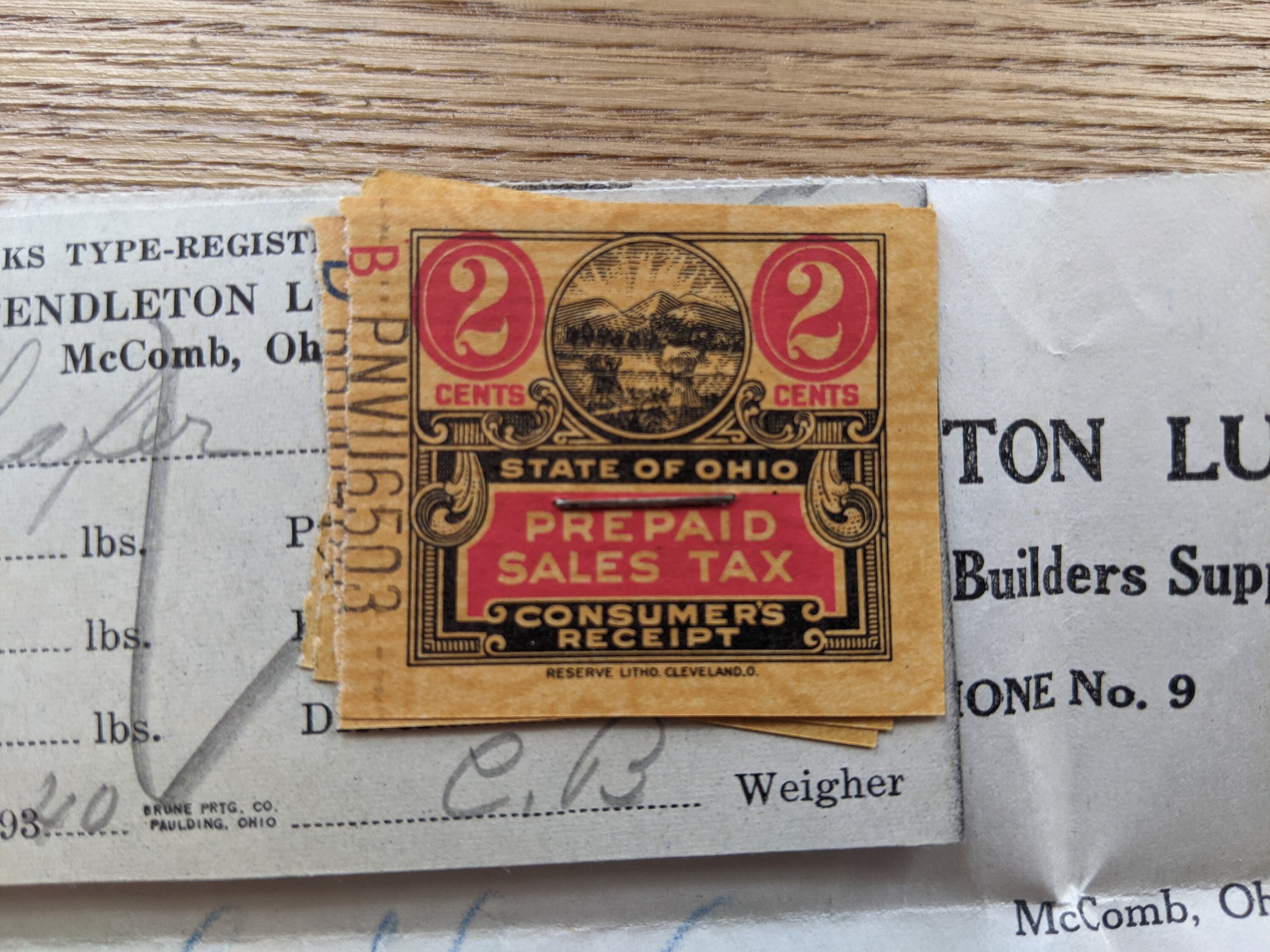 Vintage Farm House Receipts From the 1920s Through 1940s - Paper Lot - Etsy