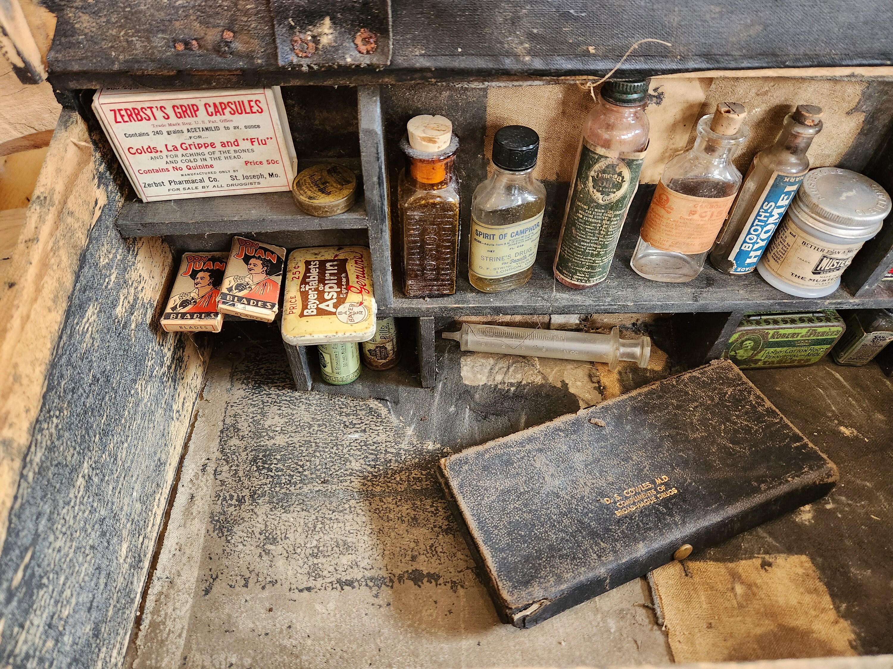 Apothecary Box With Handle - Vintage Wooden Storage Box- Antique Wood ...