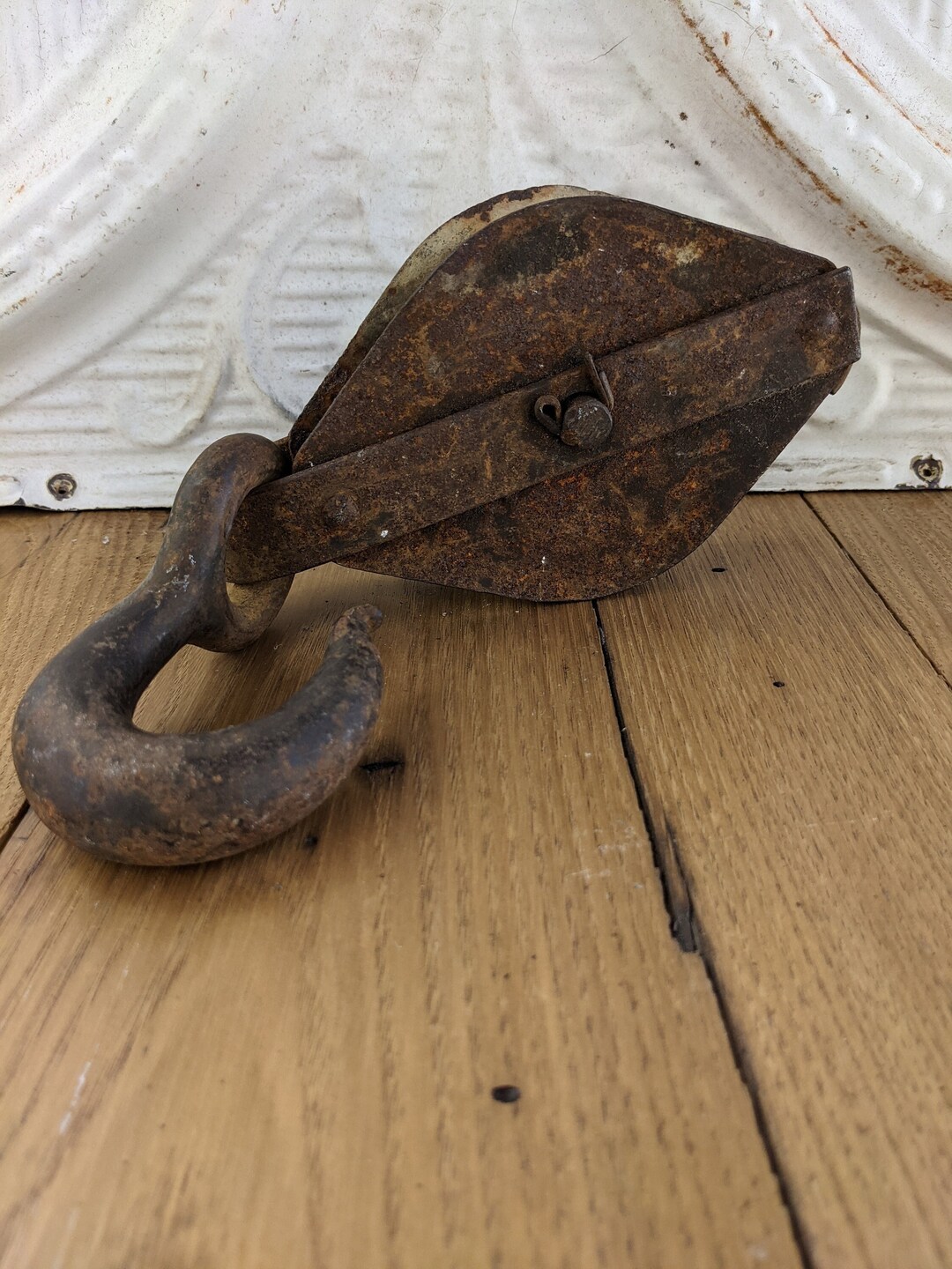 Vintage Metal Pulley Antique Metal Pulley Decorative Pulley - Etsy