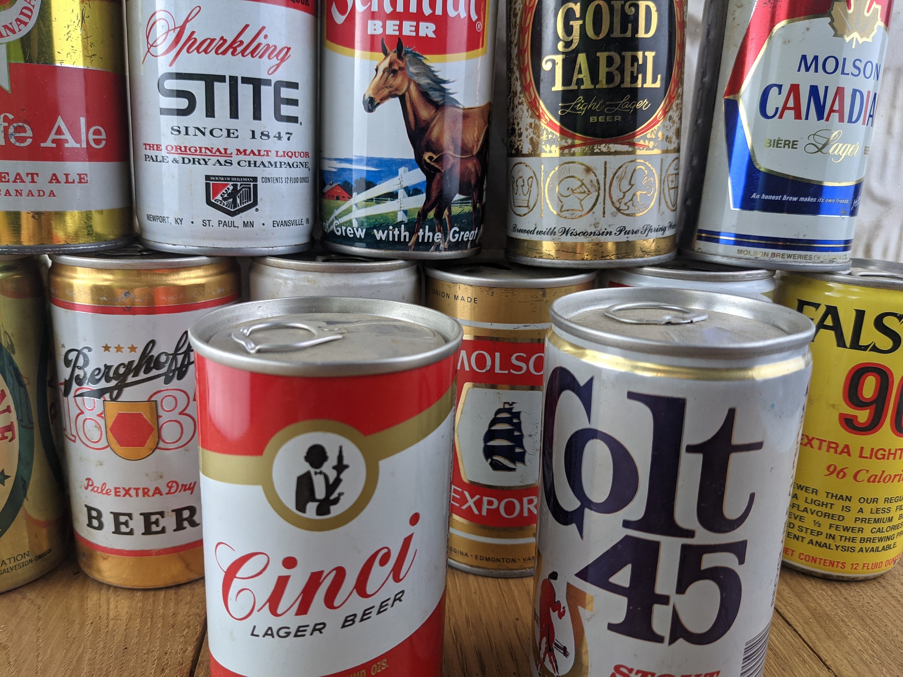 Vintage Beer Cans 12 Oz Can Bundle Pack of 16 - Etsy