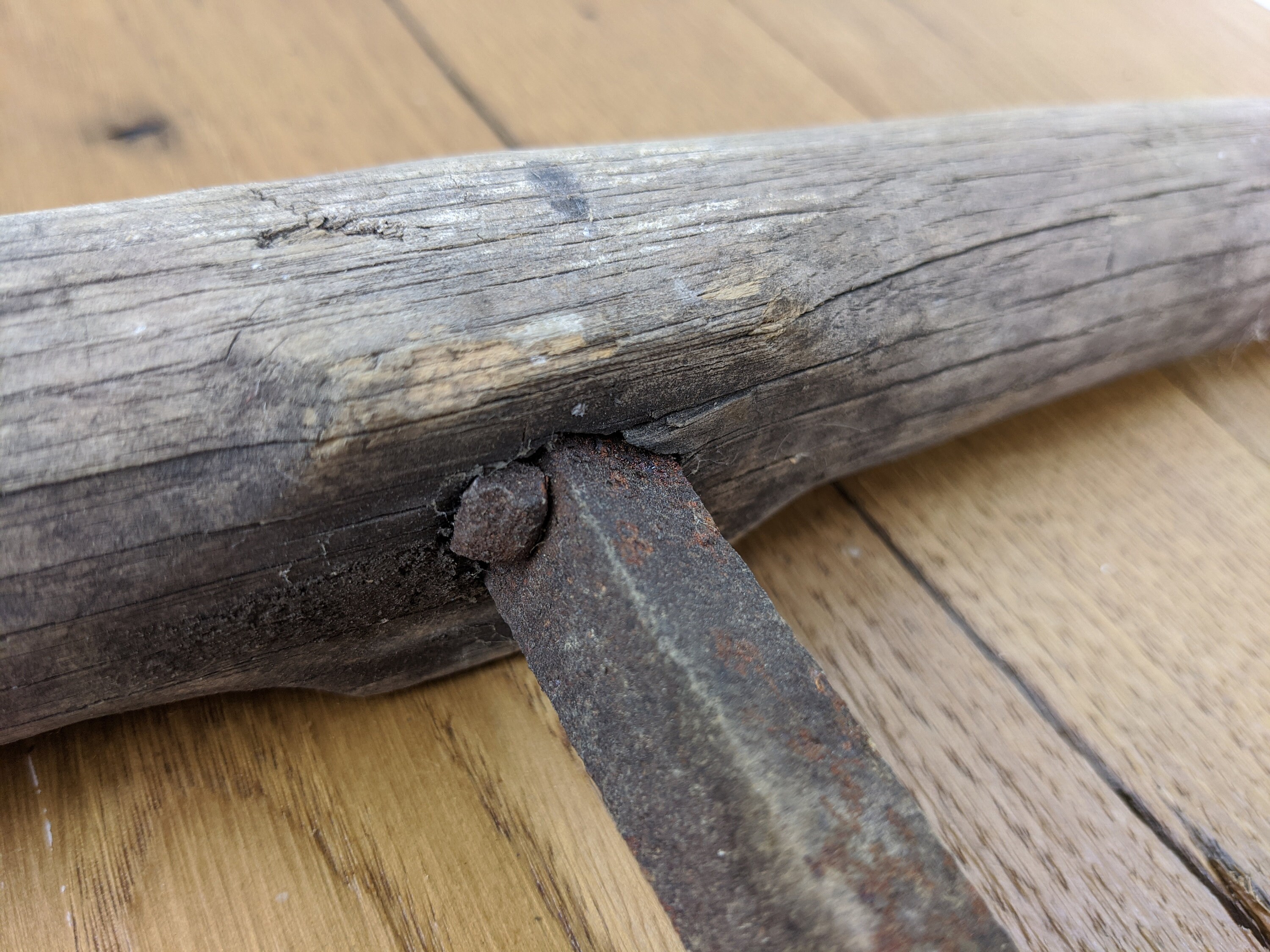 Antique Wooden Handle Auger - Primitive Wooden Handle Auger - Etsy