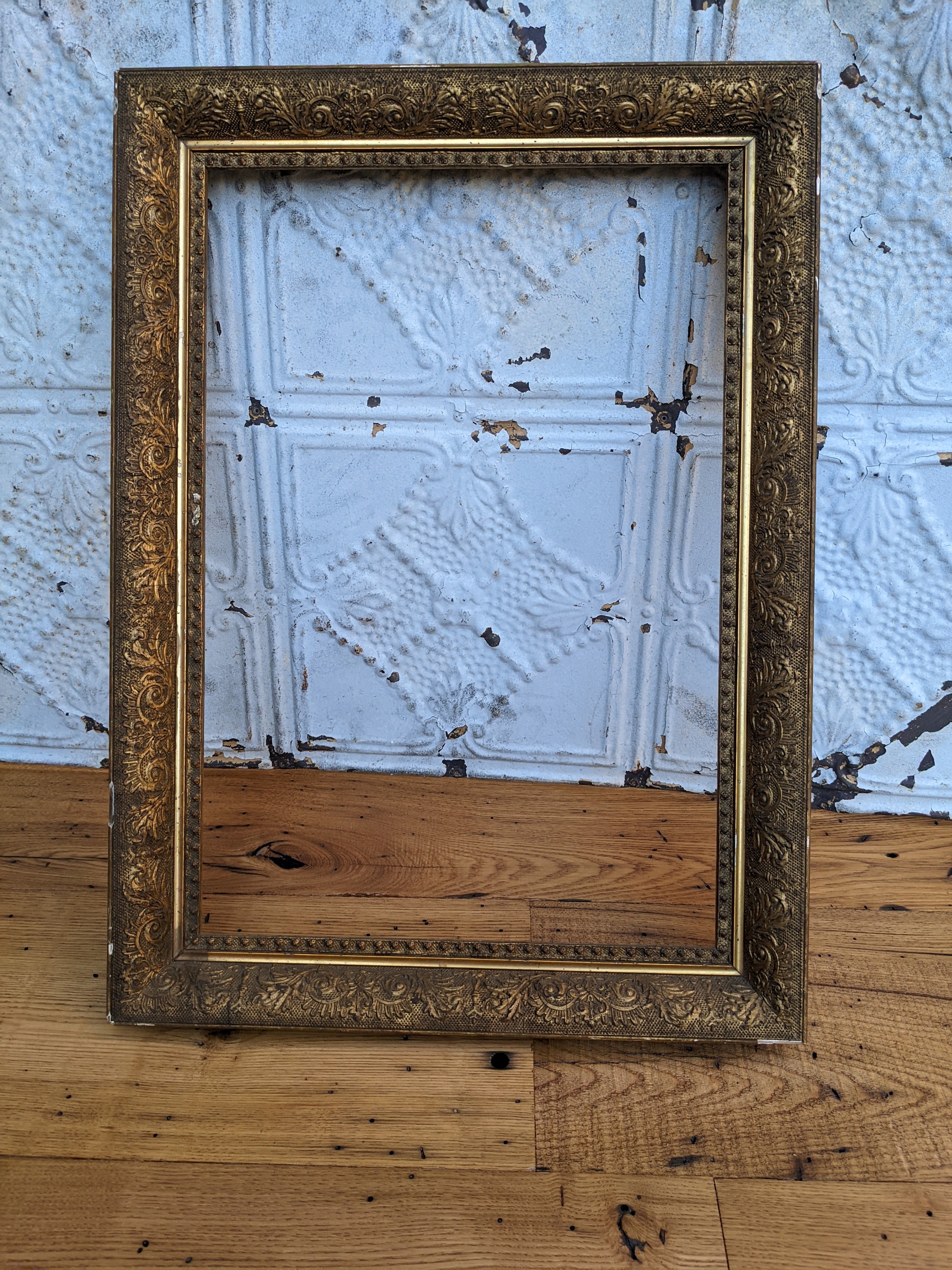 Antique Gold Gilded Picture Frame Antique Wooden Frame Antique Artwork ...