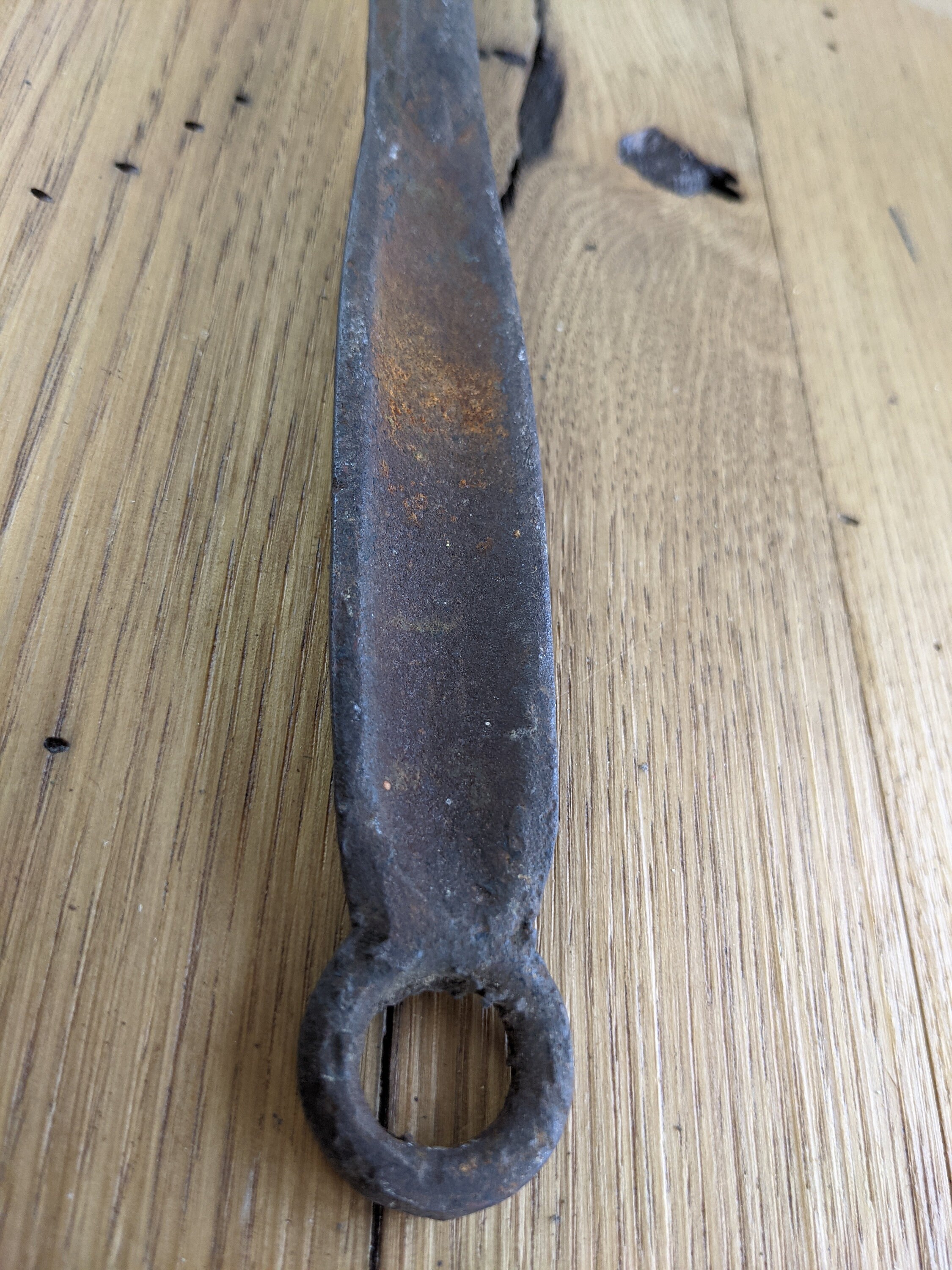 Antique Hand Forged Iron Ladle, Long Hanging Ladle - Etsy