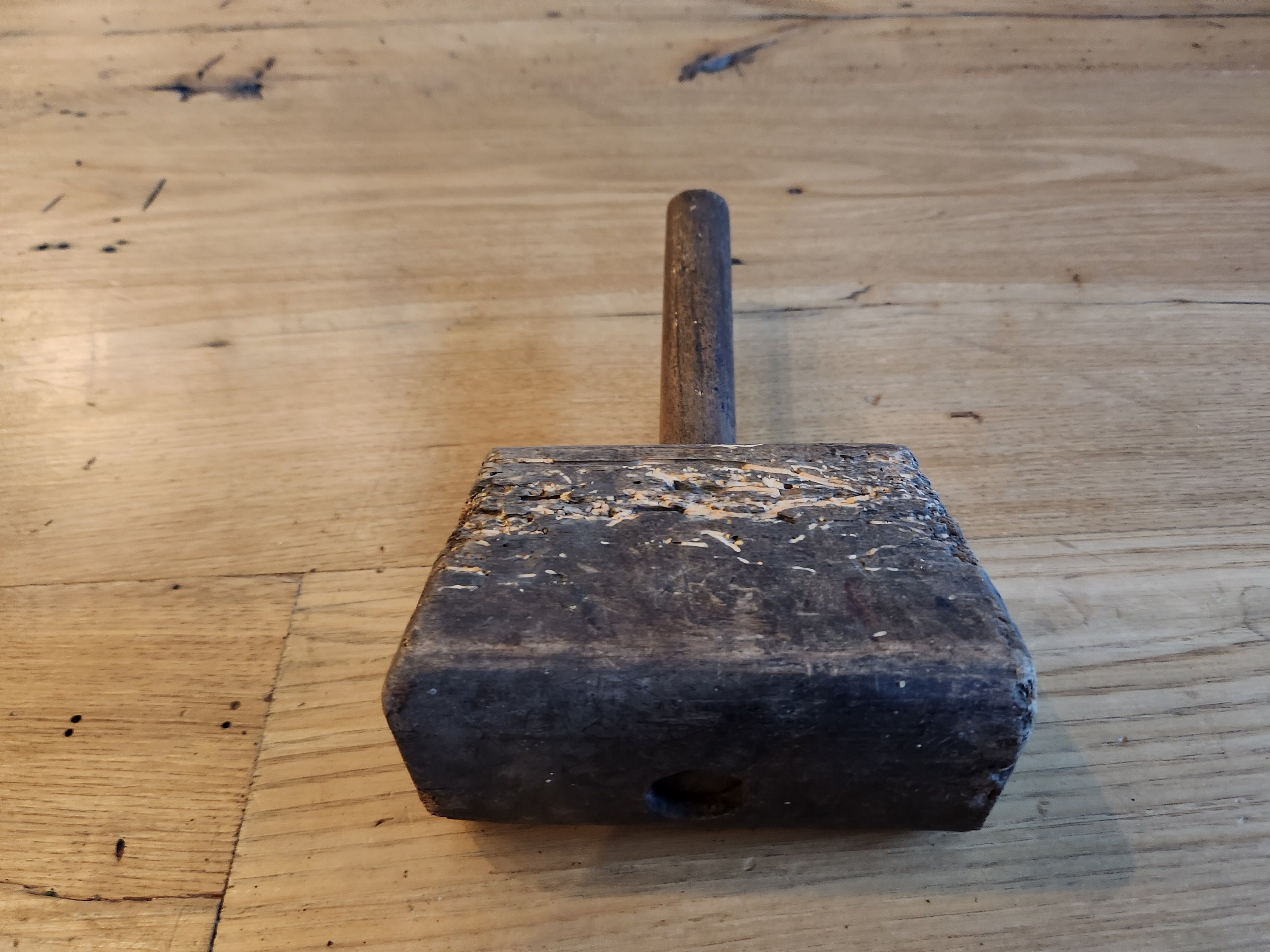 Antique Wooden Mallet Rustic Hand Tool Primitive - Etsy