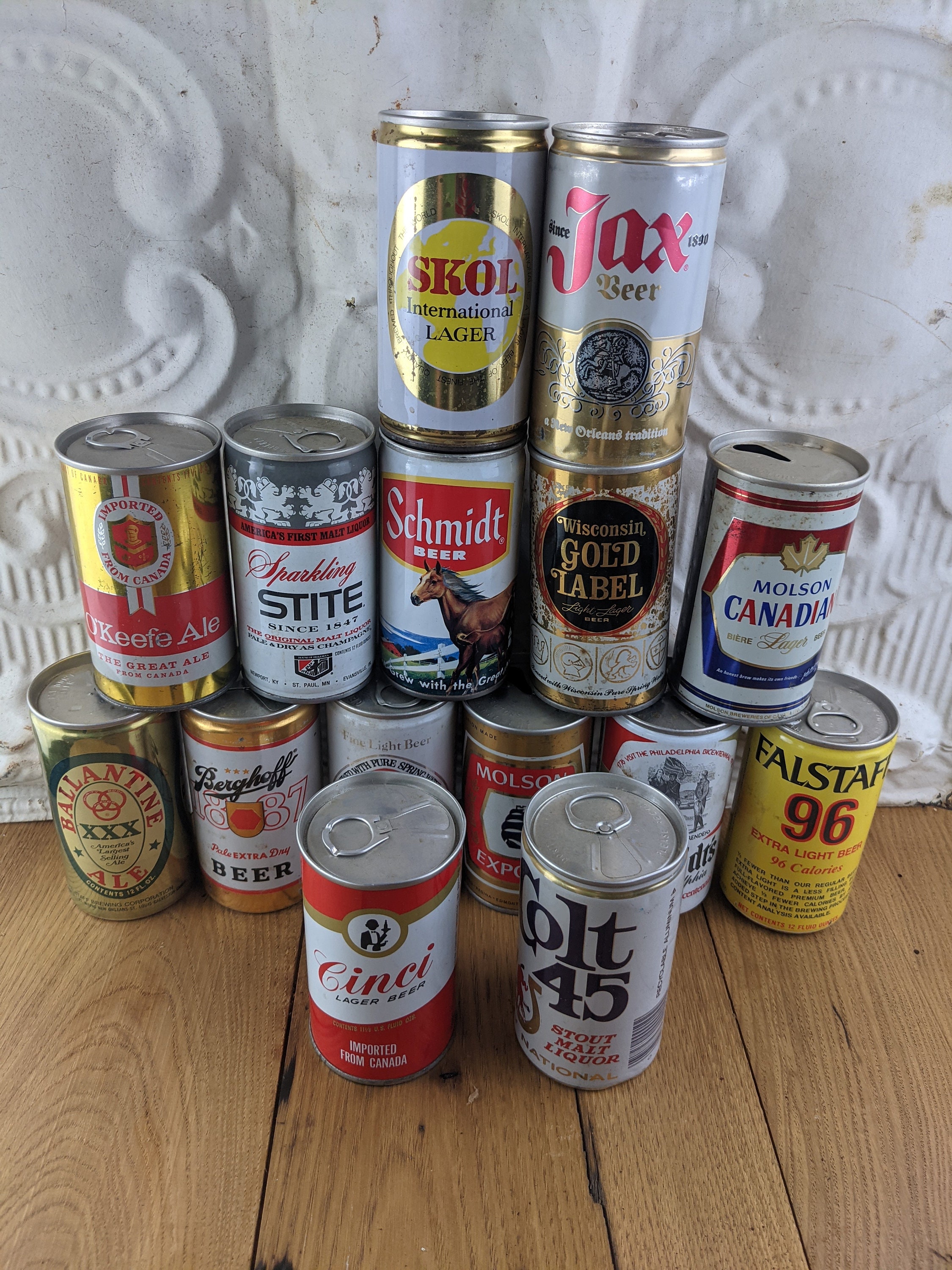 Vintage Beer Cans 12 Oz Can Bundle Pack of 16 - Etsy