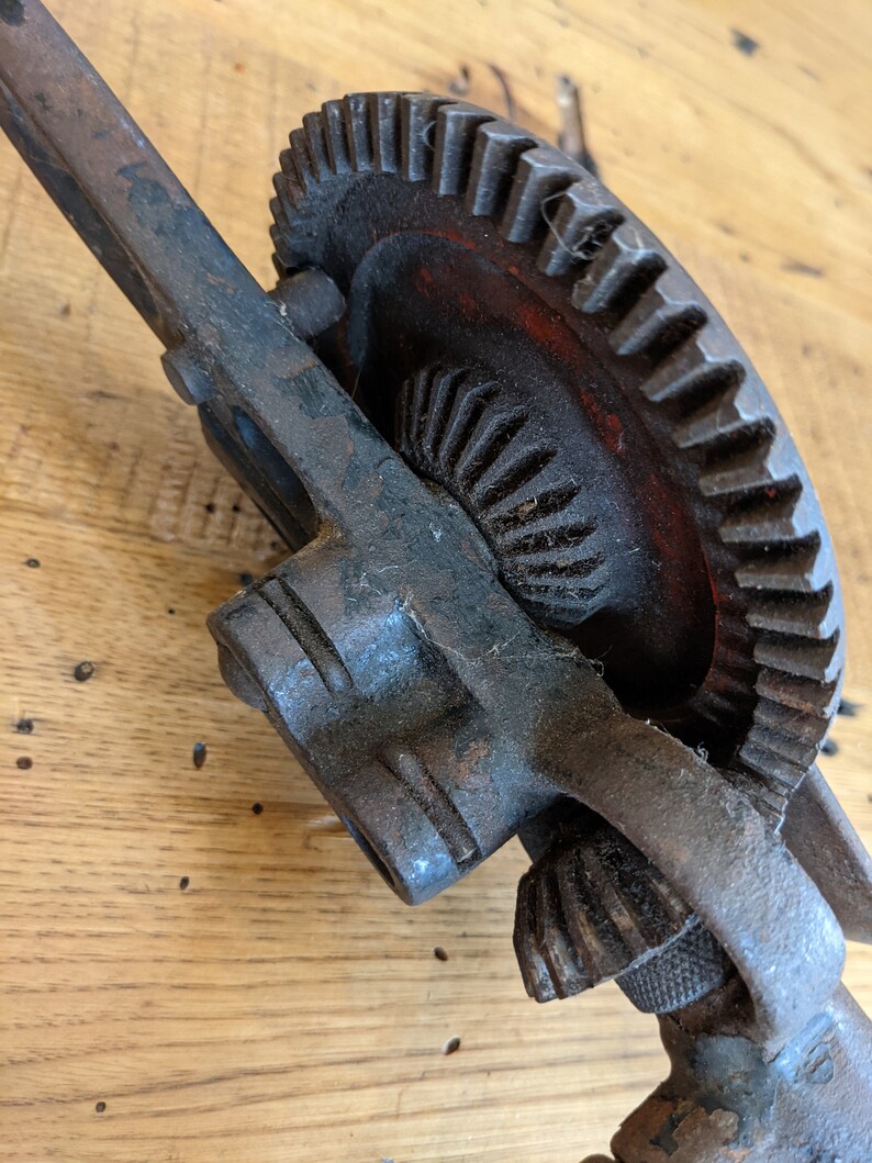 Vintage Hand Crank Drill Vintage Hand Held Crank Drill - Etsy