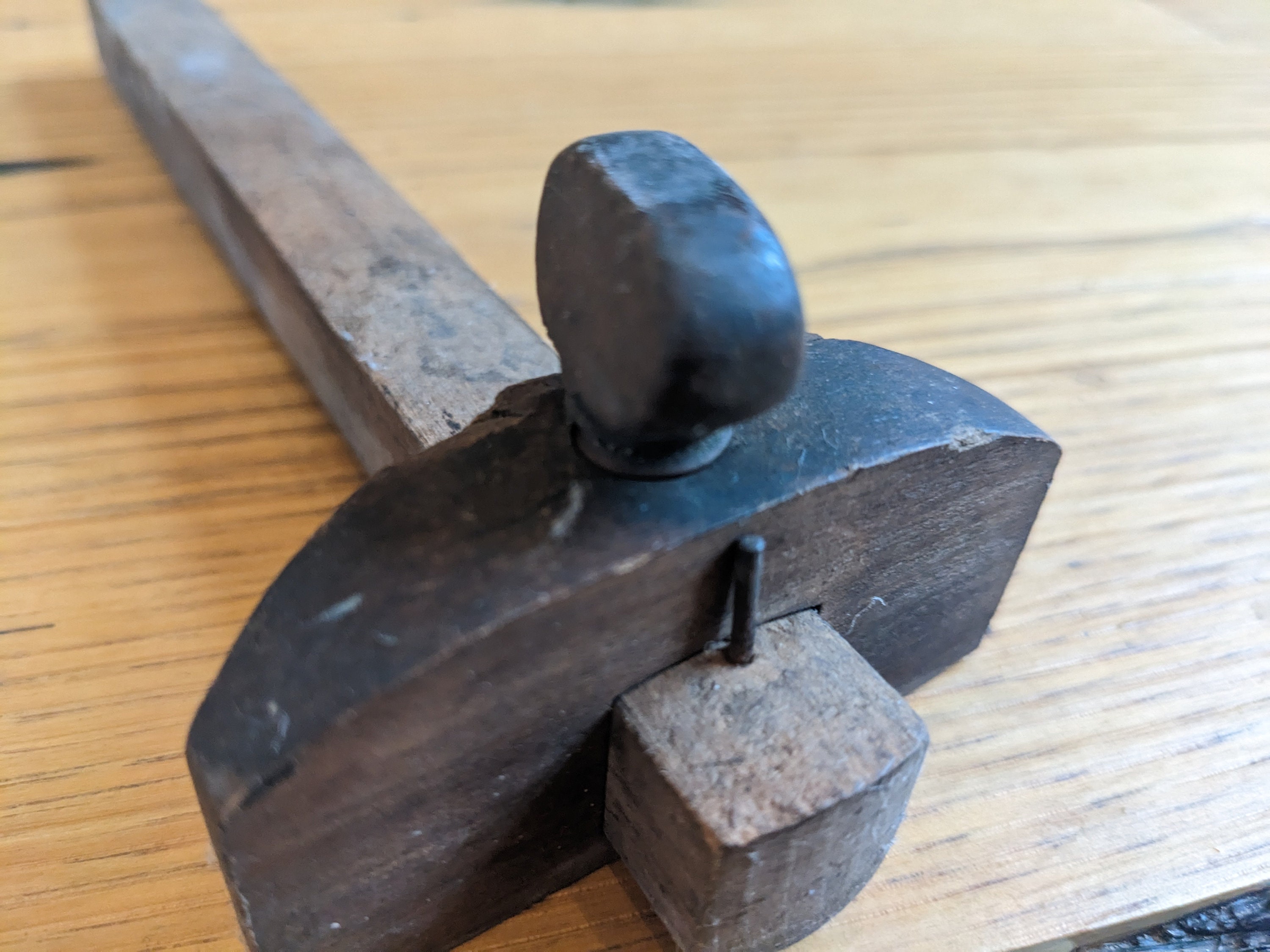 Vintage Wooden Marking Gauge Antique Hand Tool - Etsy