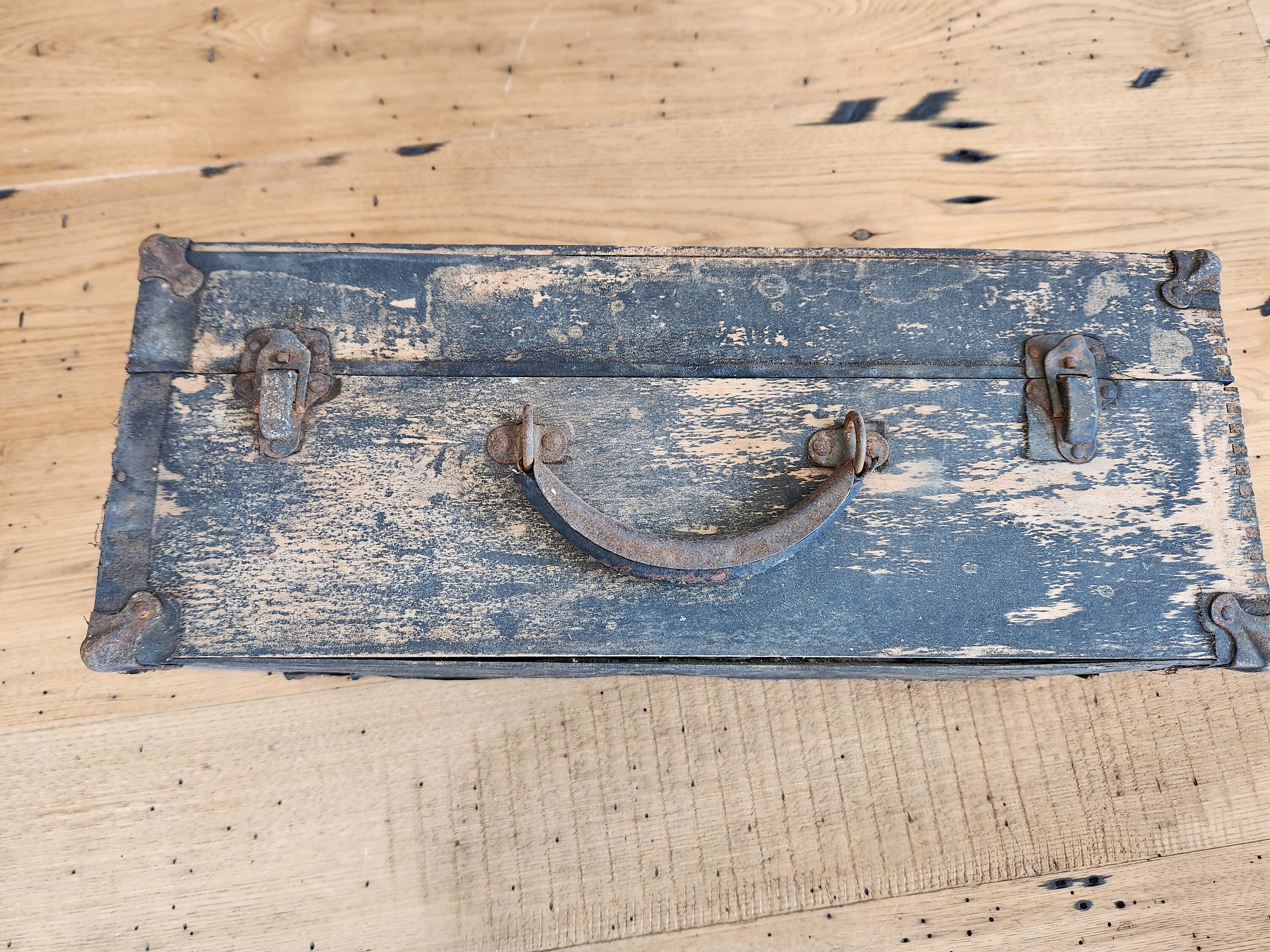 Apothecary Box With Handle Vintage Wooden Storage Box Antique Wood ...