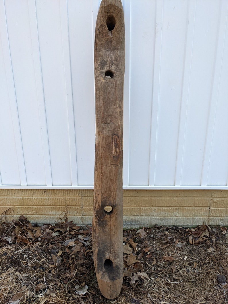 Antique Oxen Yoke - Primitive Farm Tool - Rustic Oxen Yoke - - Etsy