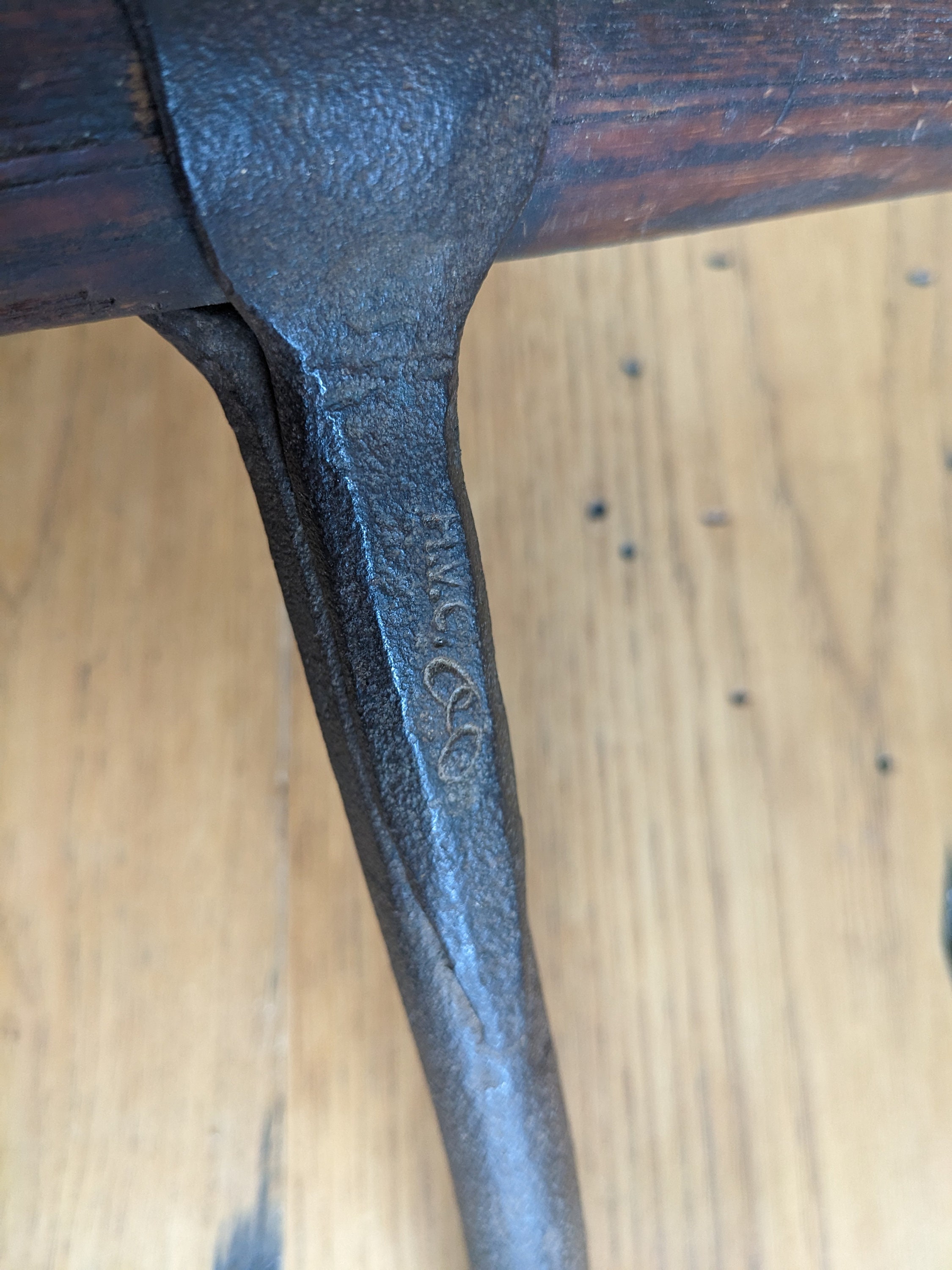 Vintage Hay Hook Hand Forged Iron Tool Antique Meat Hook Vintage Ice ...