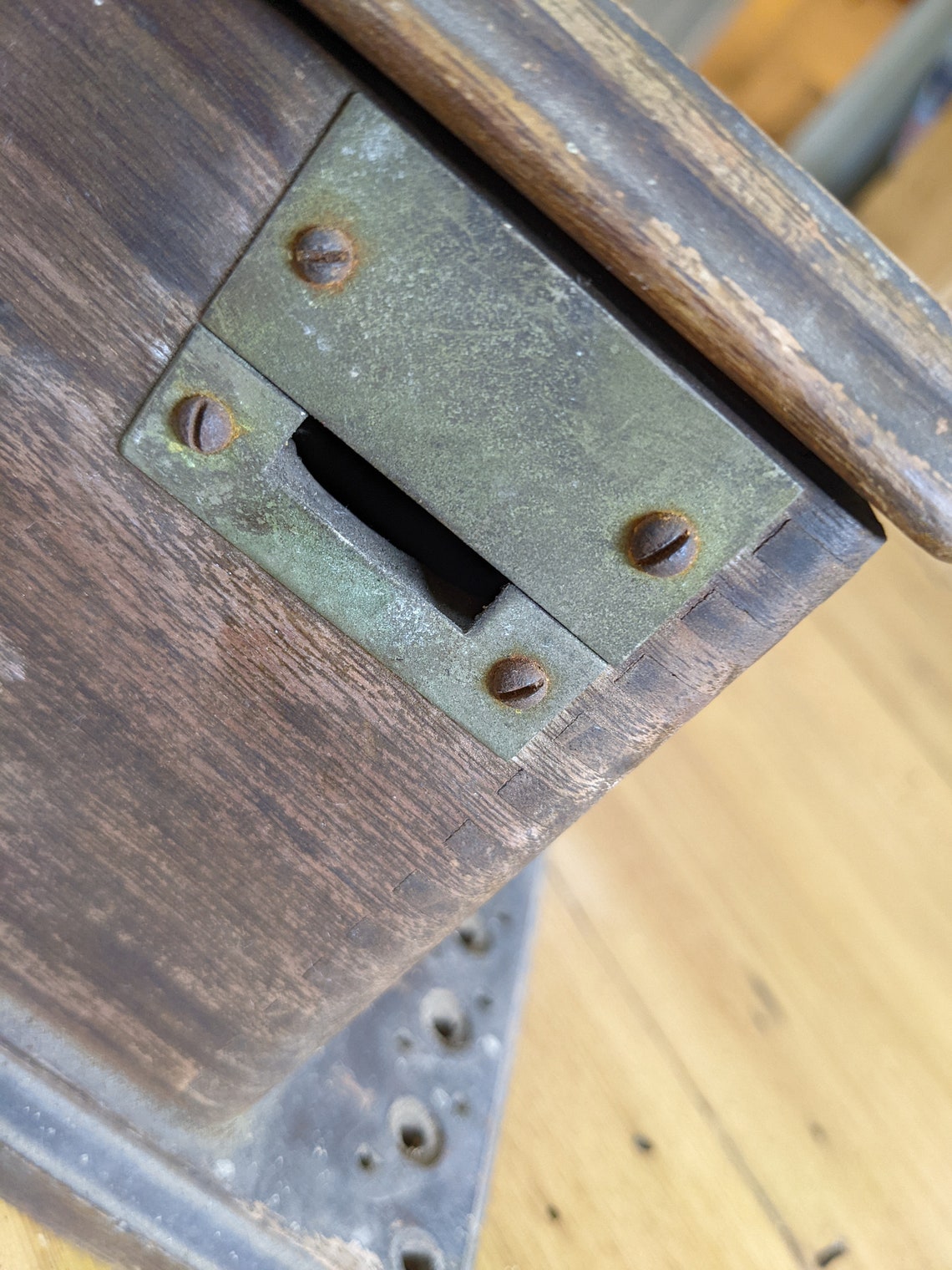 Antique Western Electric Company Wood Telephone Box Vintage Dovetail ...