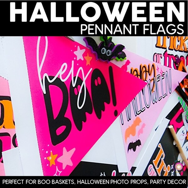 Halloween Pennants - Etsy