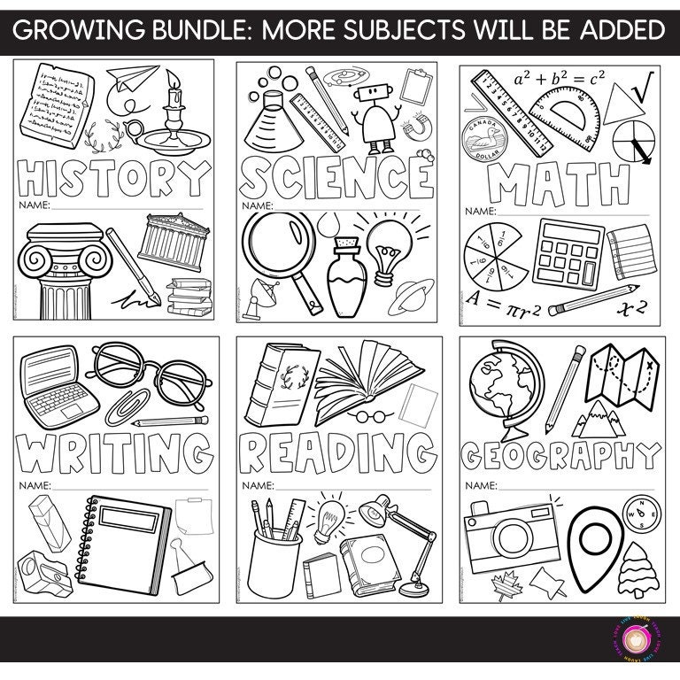 Notebook Covers | Student Portfolio Covers - Etsy