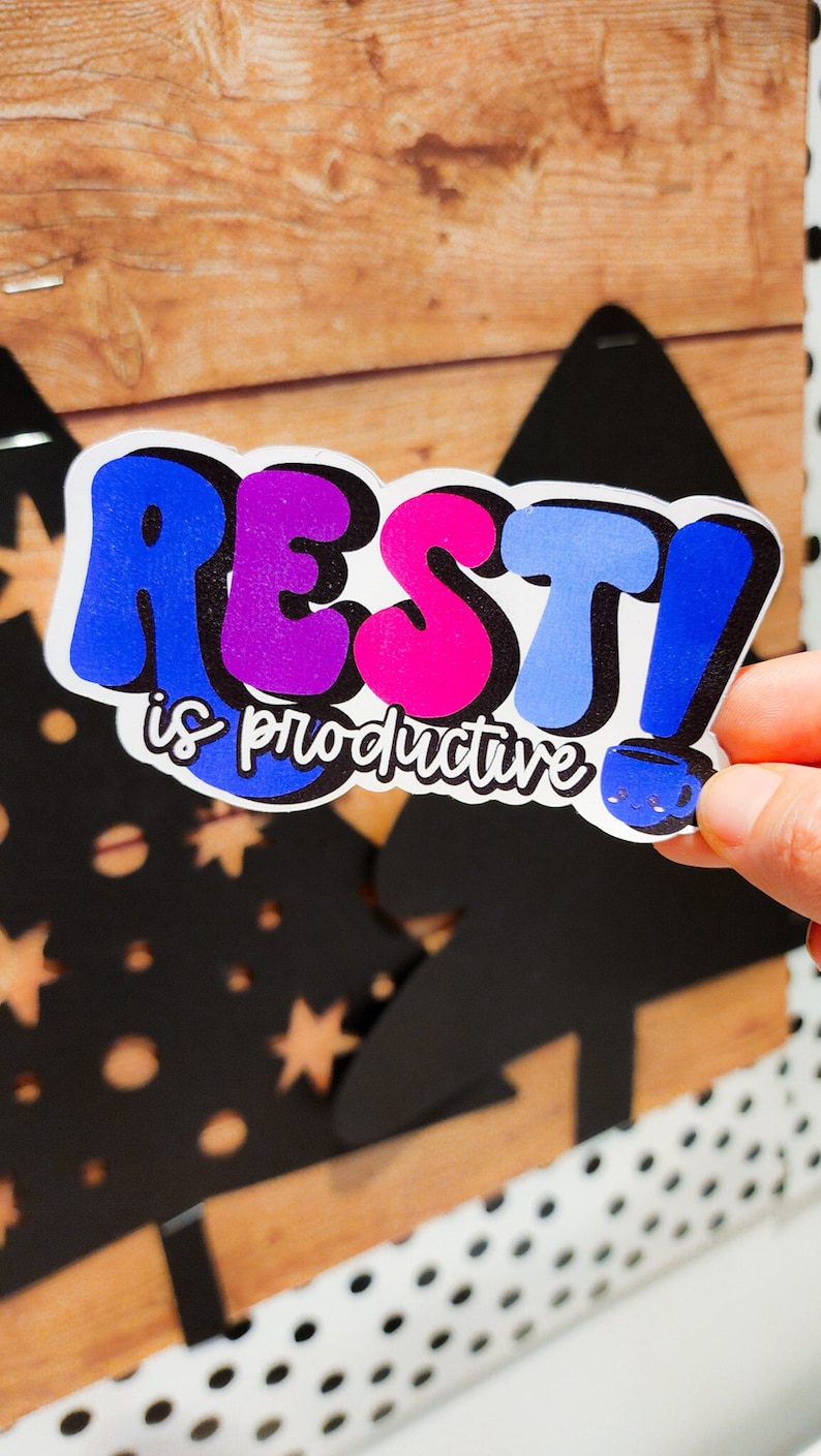 Rest is Productive Sticker - Etsy