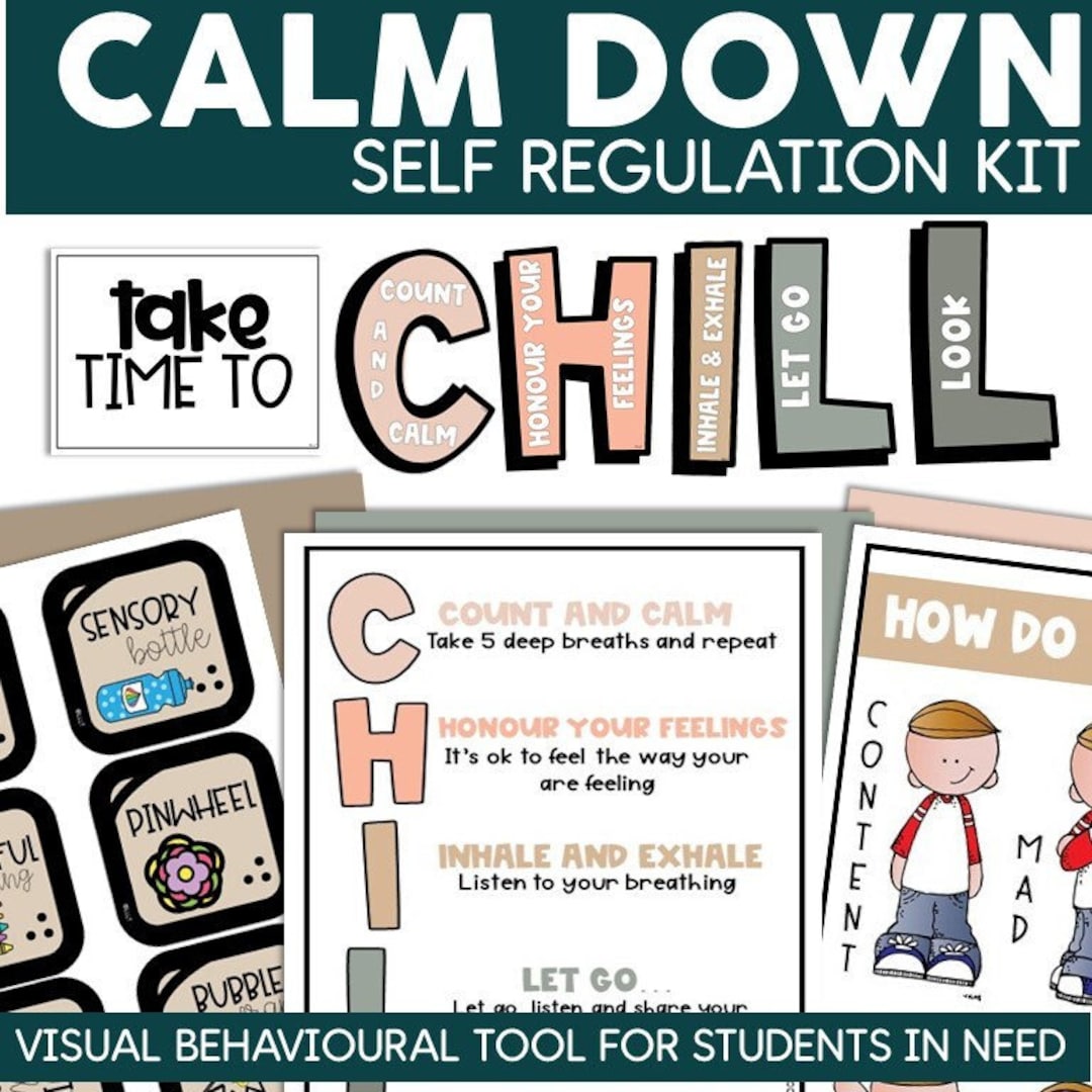 Boho Calm Down Corner Kit | Self-regulation | Visual Behavioral ...