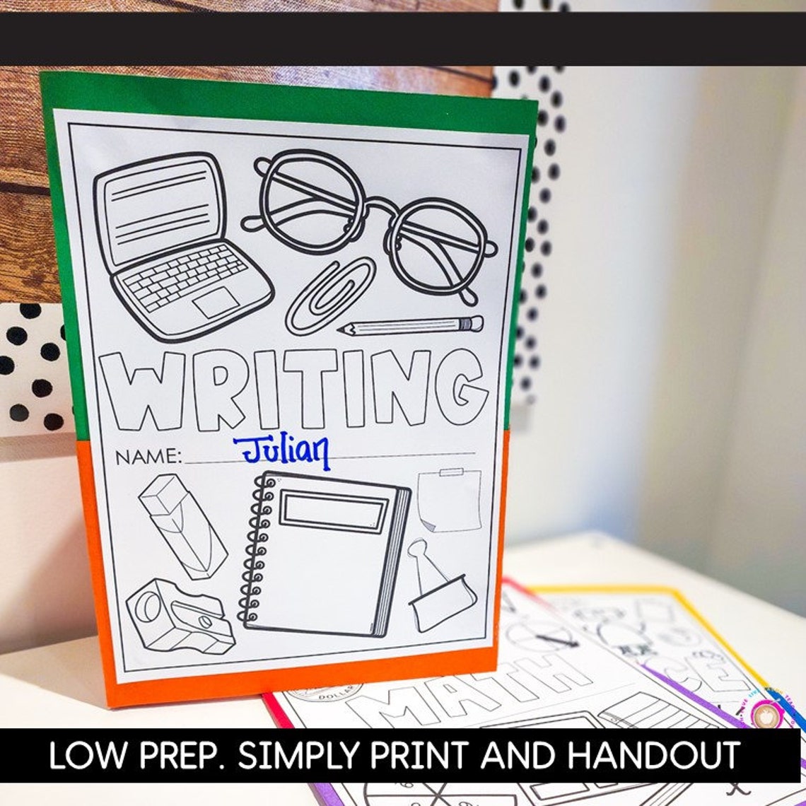 Notebook Covers | Student Portfolio Covers - Etsy